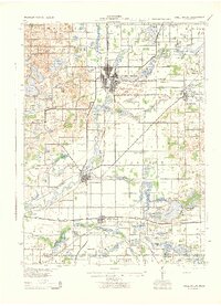 1943 Map of Three Rivers, MI — High-Res | Pastmaps